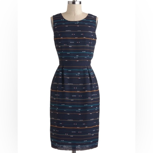 Modcloth | Dresses | Modcloth Librarian Alphabet Teacher Book Dress ...